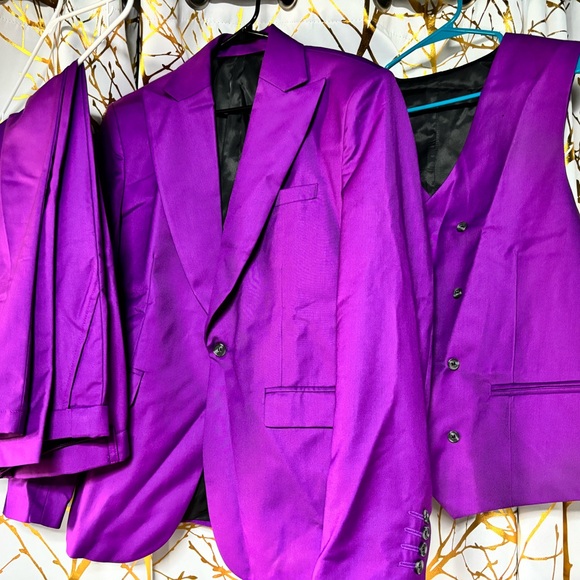 Suits & Blazers | Mens Purple Suit Set | Poshmark